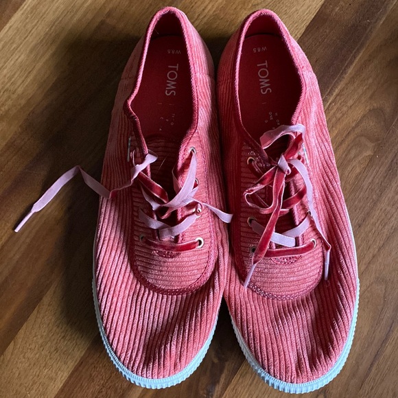 Toms | Shoes | Toms Corduroy Tennis Sneaker | Poshmark